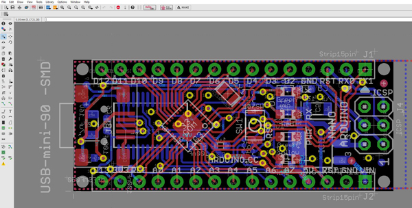 Blog 11: Printplaat ontwerp, bestellen en solderen | Dirksen Opleidingen
